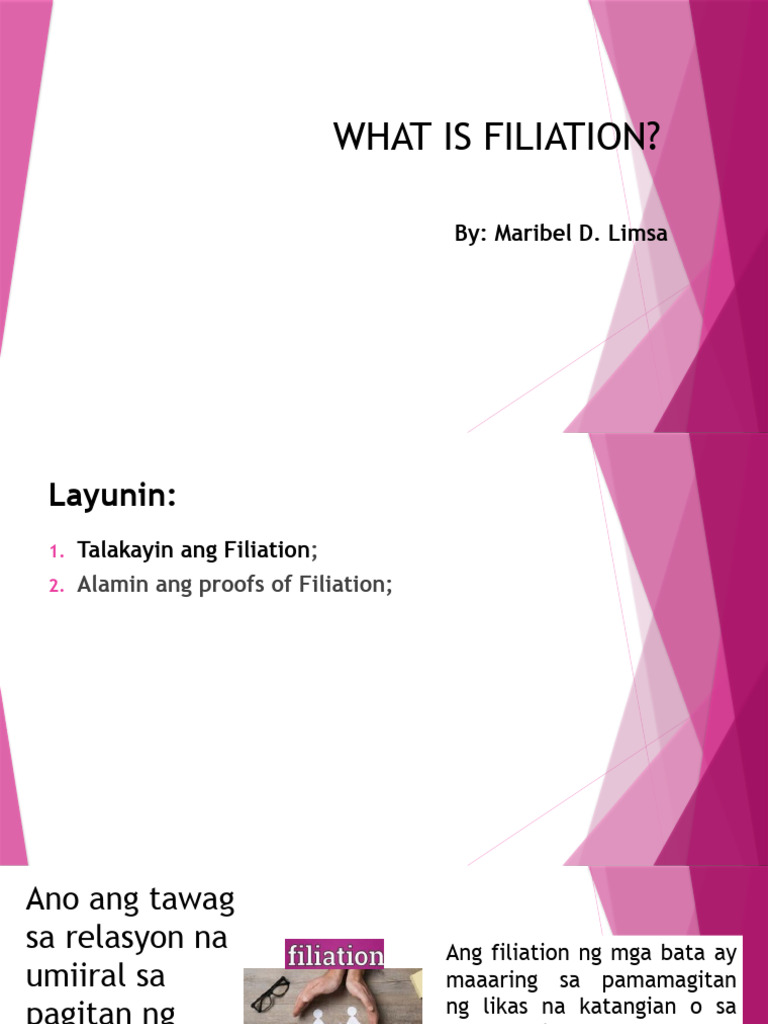 What Is Filiation | PDF