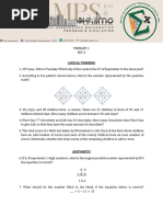 Phimo Mock 2020 Primary 1 | PDF