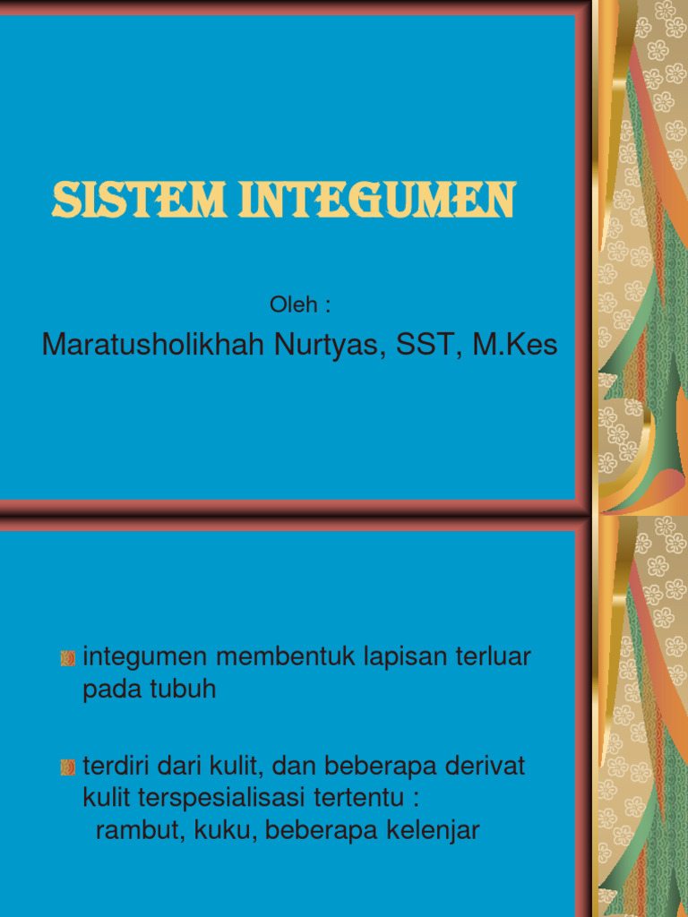 Anatomi Dan Fisiologi Sistem Integumen | PDF