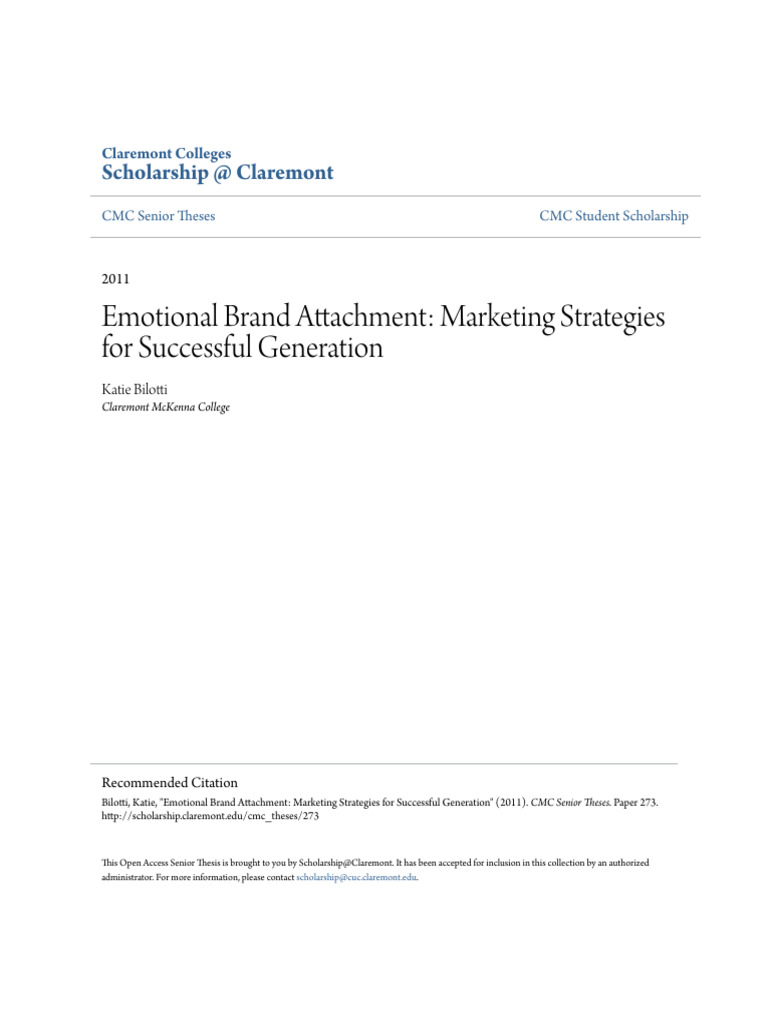 Emotional Brand Attachment - Marketing Strategies For Successful G ...