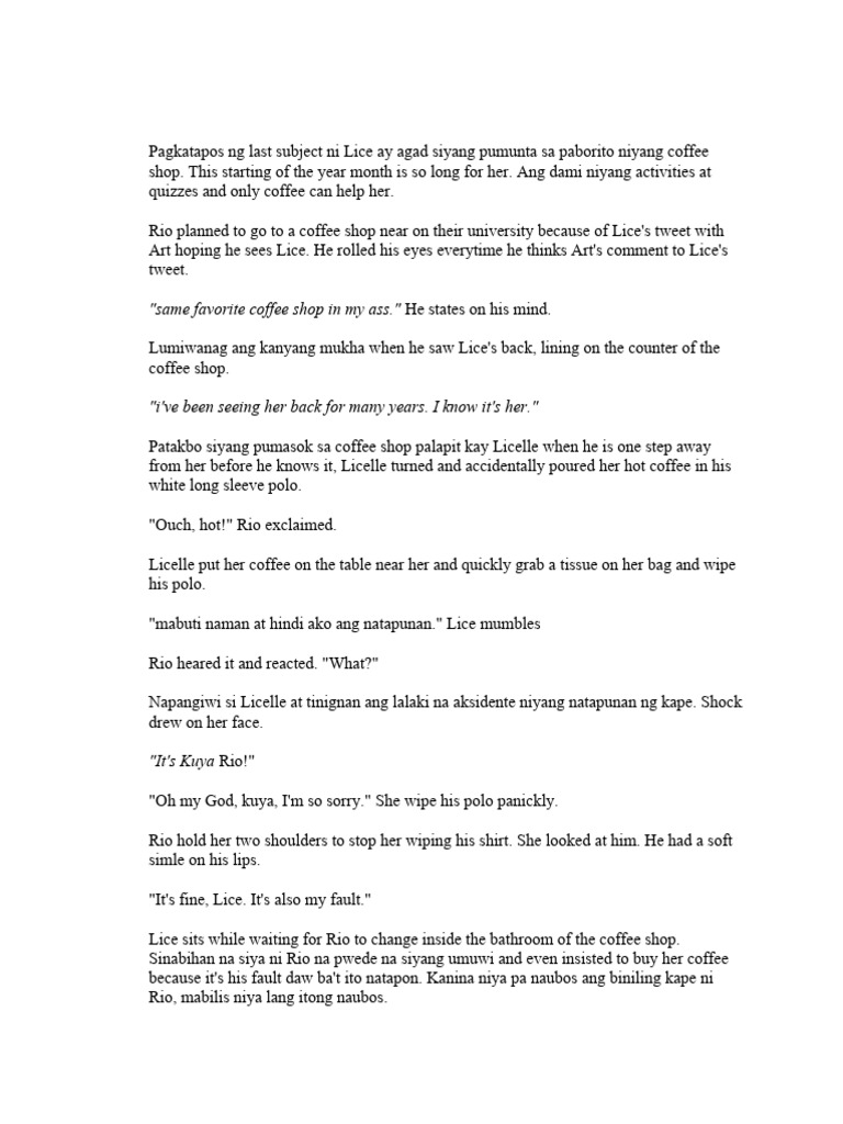 Coffee Shop | PDF