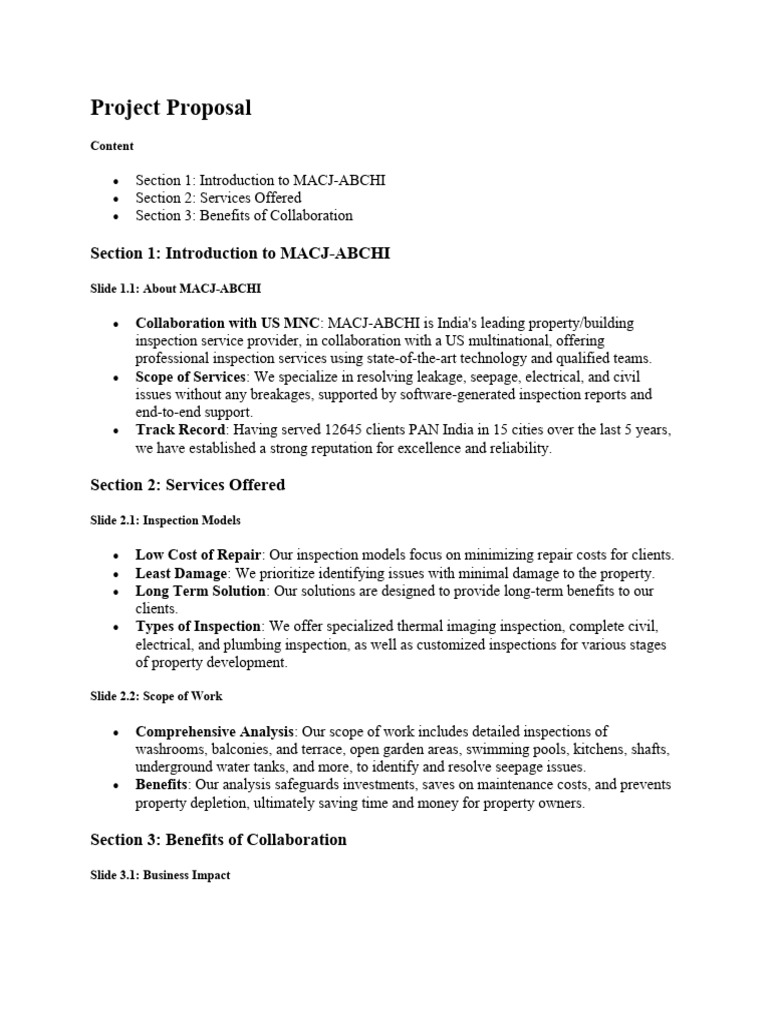 Project Proposal Test Draft | PDF | Investing | Return On Investment