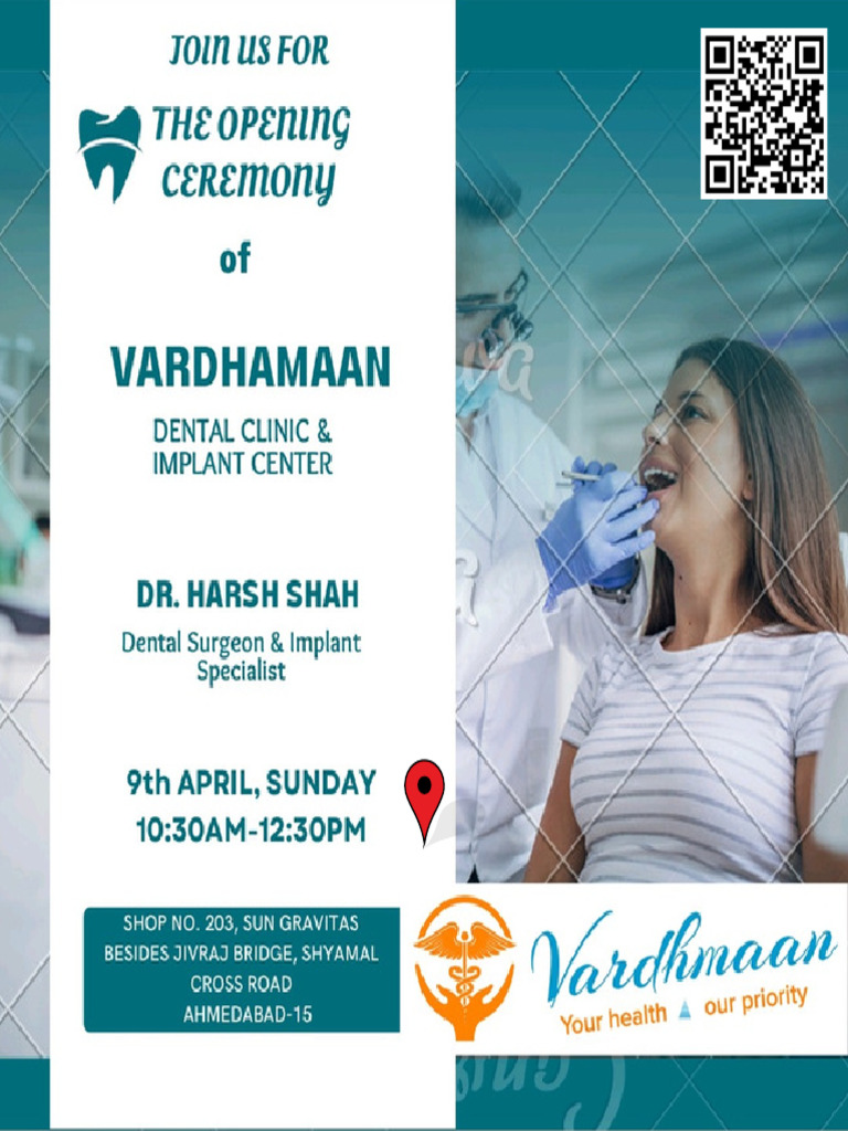Vardhmaan Clinic Invitation | PDF