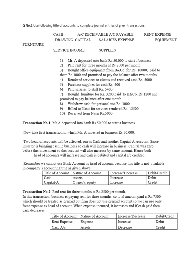general journal | PDF | Debits And Credits | Expense