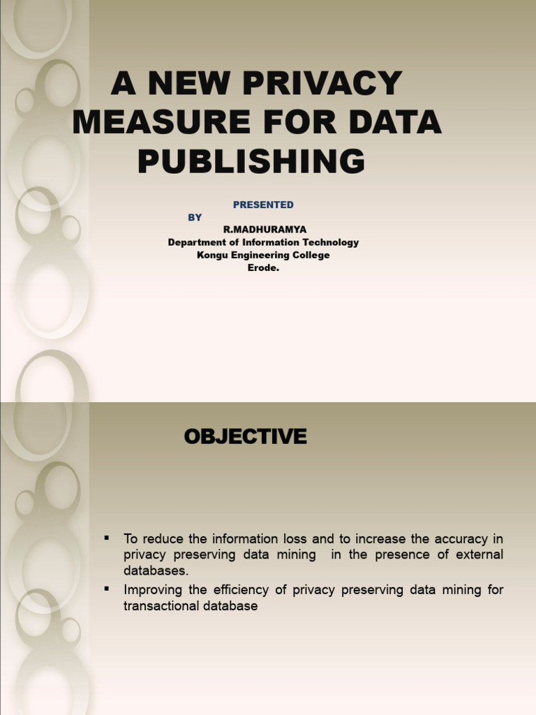 Data Privacy | PDF | Privacy | Data Mining