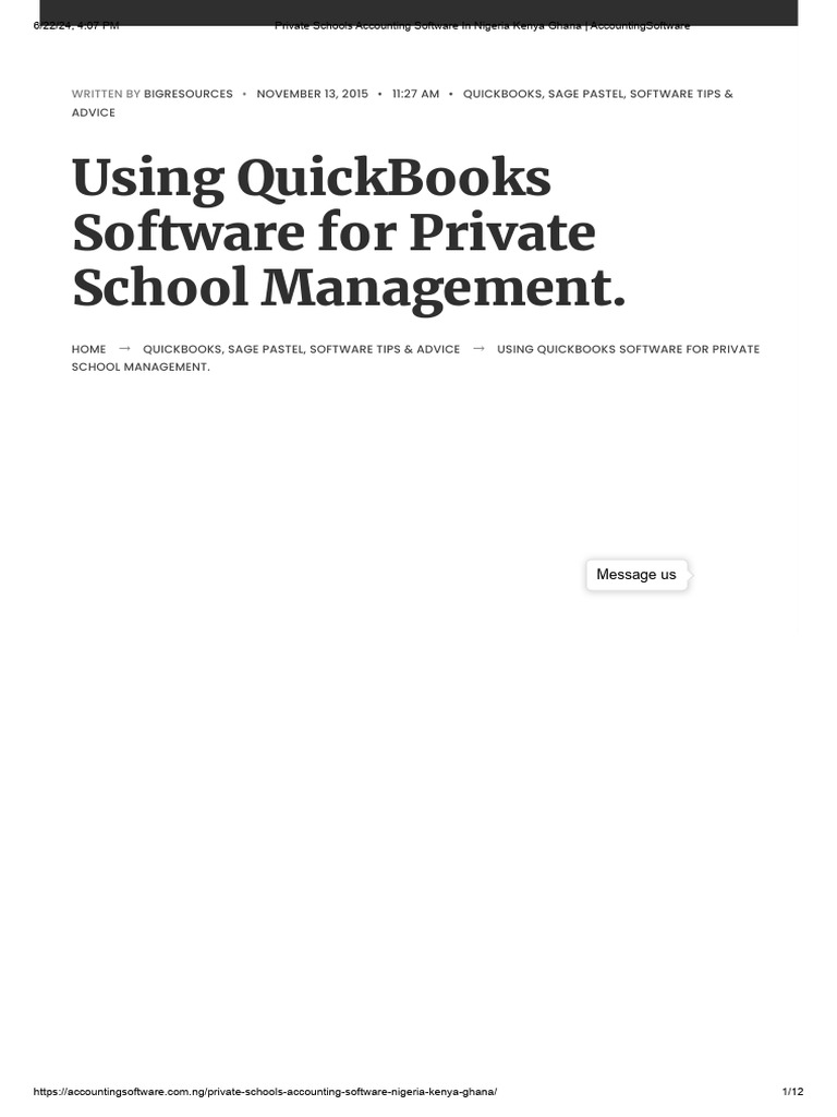 Accounting Software | PDF | Quick Books | Inventory
