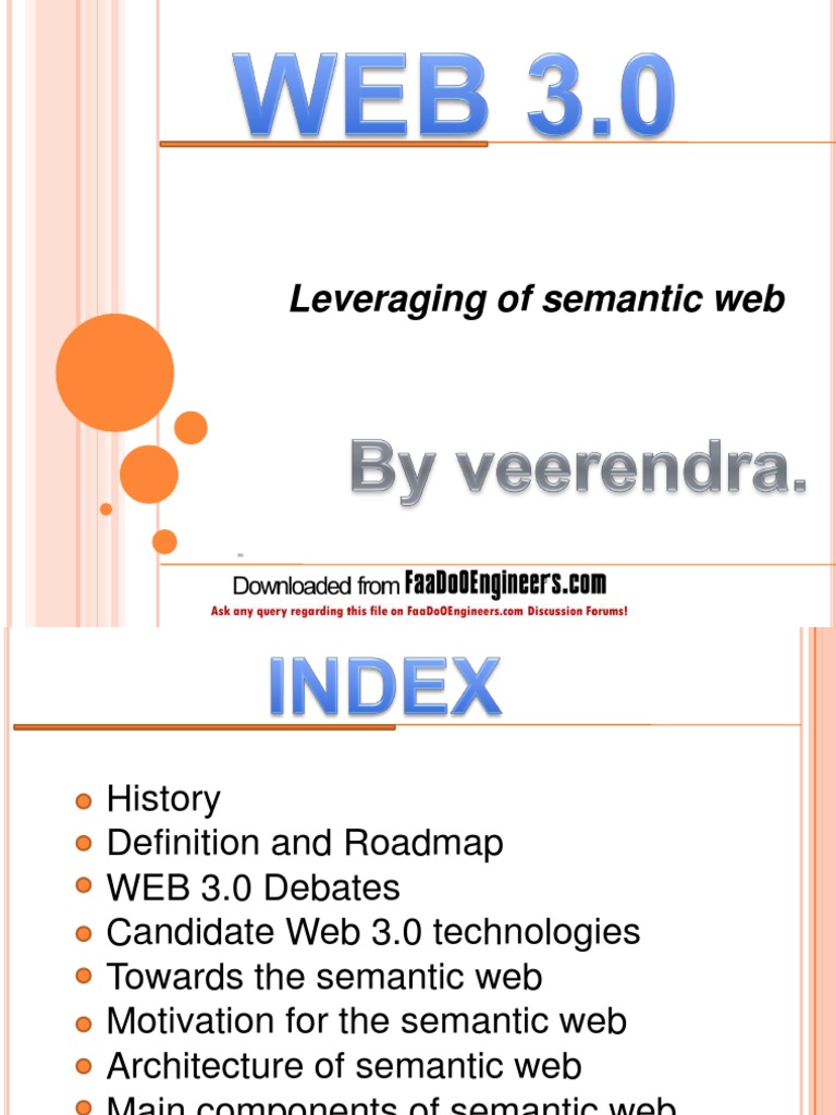 WEB 3.0 Full Report | PDF | Semantic Web | Resource Description Framework