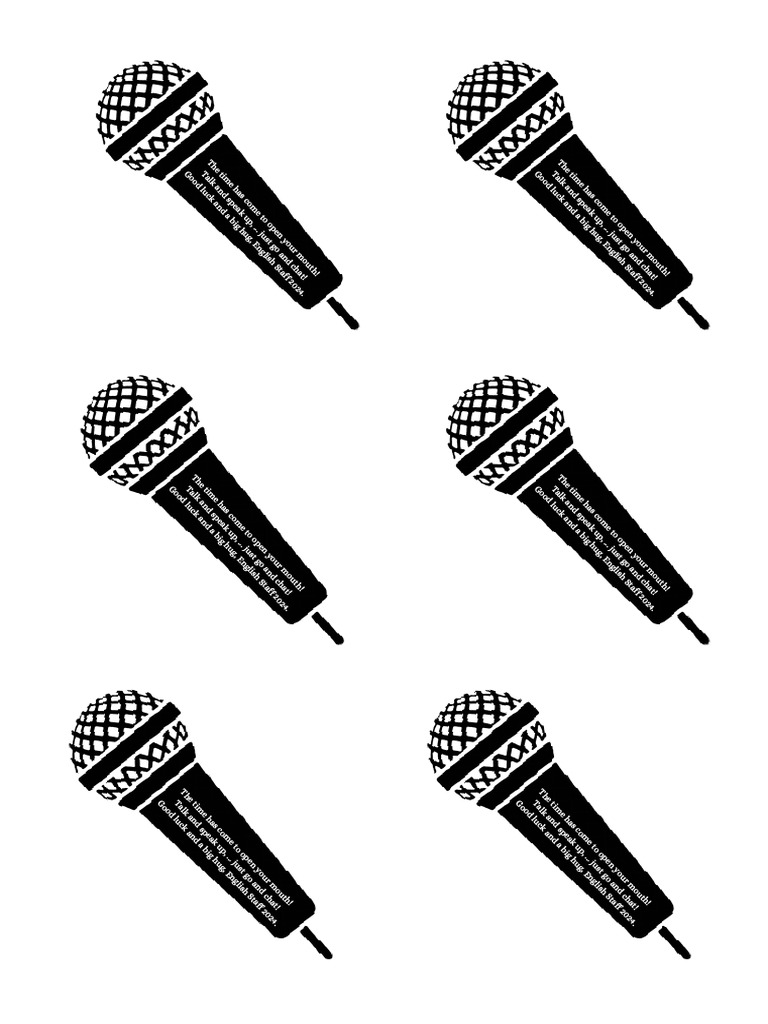 The Time Has Come To Open Your Mouth! Talk and Speak Up, ... Just Go ...