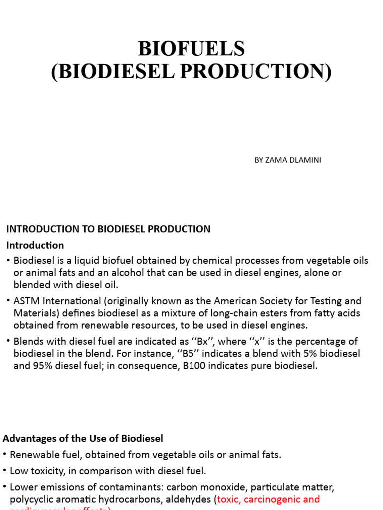 Biodiesel Production Guide | PDF | Biodiesel | Diesel Fuel