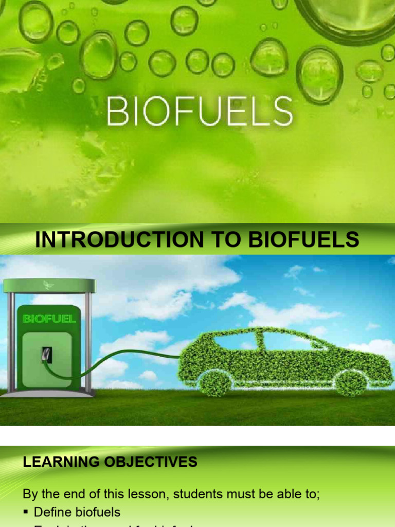 Introduction to Biofuels | Download Free PDF | Biofuel | Biodiesel