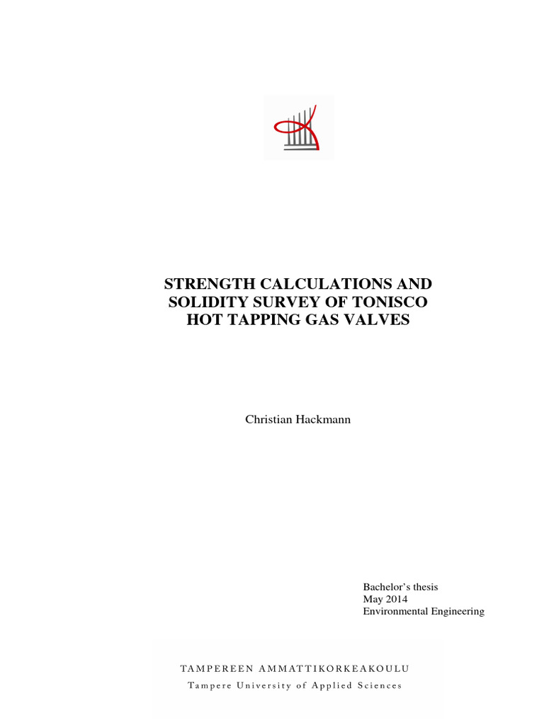 Hot Tapping Design Calculations | Download Free PDF | Welding ...