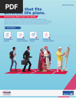 Bharti Axa Secure Insta Income Plan | PDF | Insurance | Life Insurance