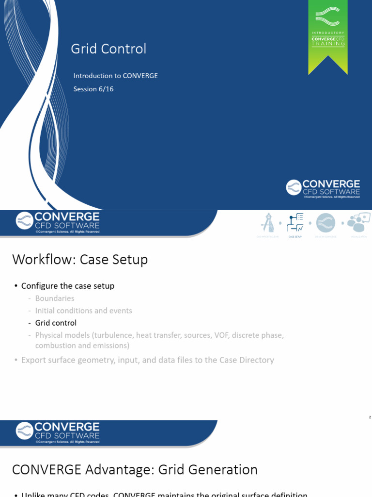 CONVERGE 06-Grid - Control | PDF | Parallel Computing