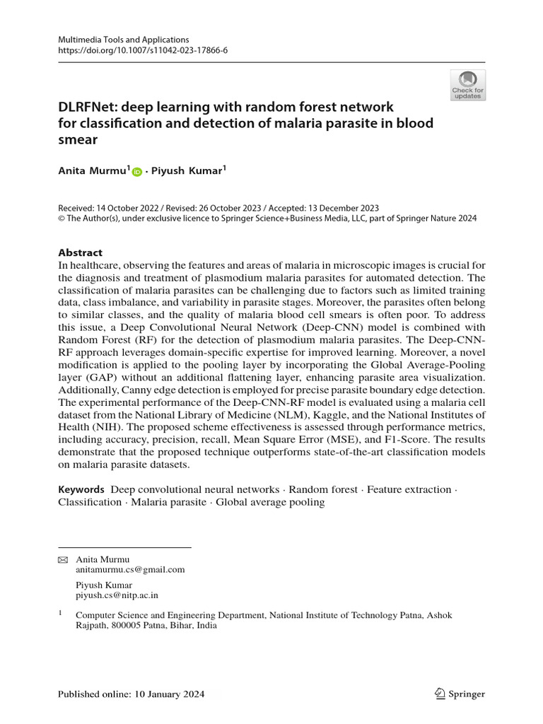 Dlrfnet: Deep Learning With Random Forest Network For Classification ...