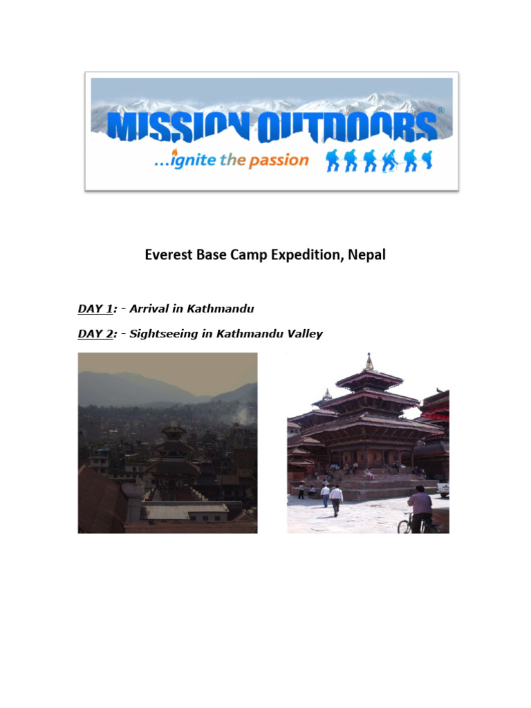 Everest Base Camp Expedition Pics 2 | PDF