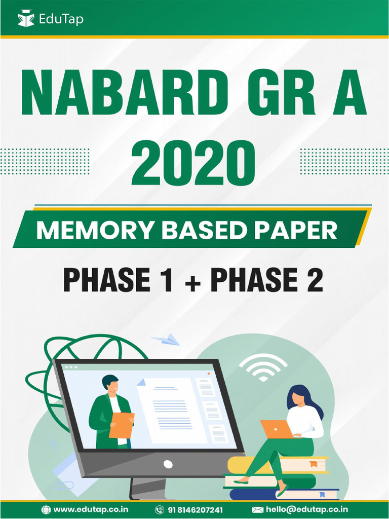 NABARD 2020 - PYQ (Phase 1 + Phase 2) Paper | Download Free PDF | Ice ...