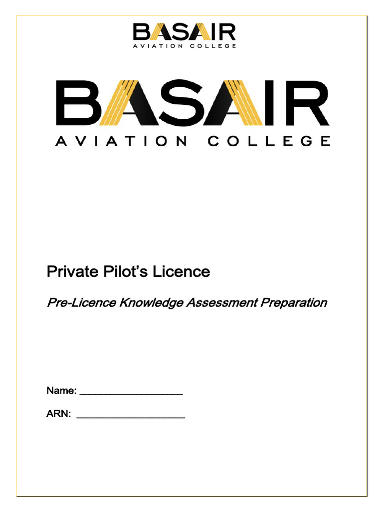 PPL Pre Licence Knowledge Preparation | PDF | Flight Instructor | Aviation