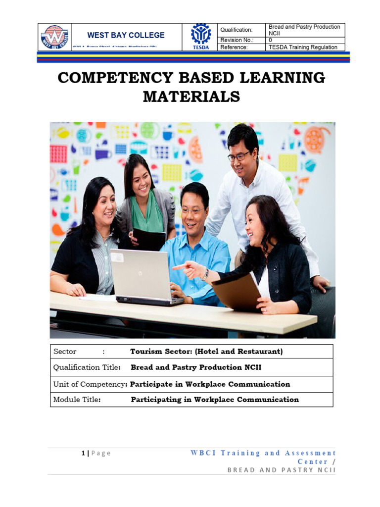 BPP Basic Competencies - Unit 1- Participate in Workplace Communication | PDF | Communication