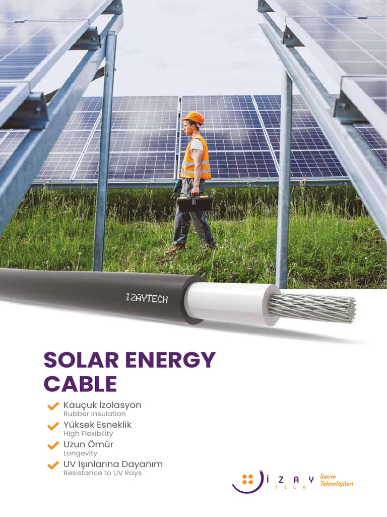 DC Solar Cable Catalogue - Deltagroup - Sartel Kablo | PDF