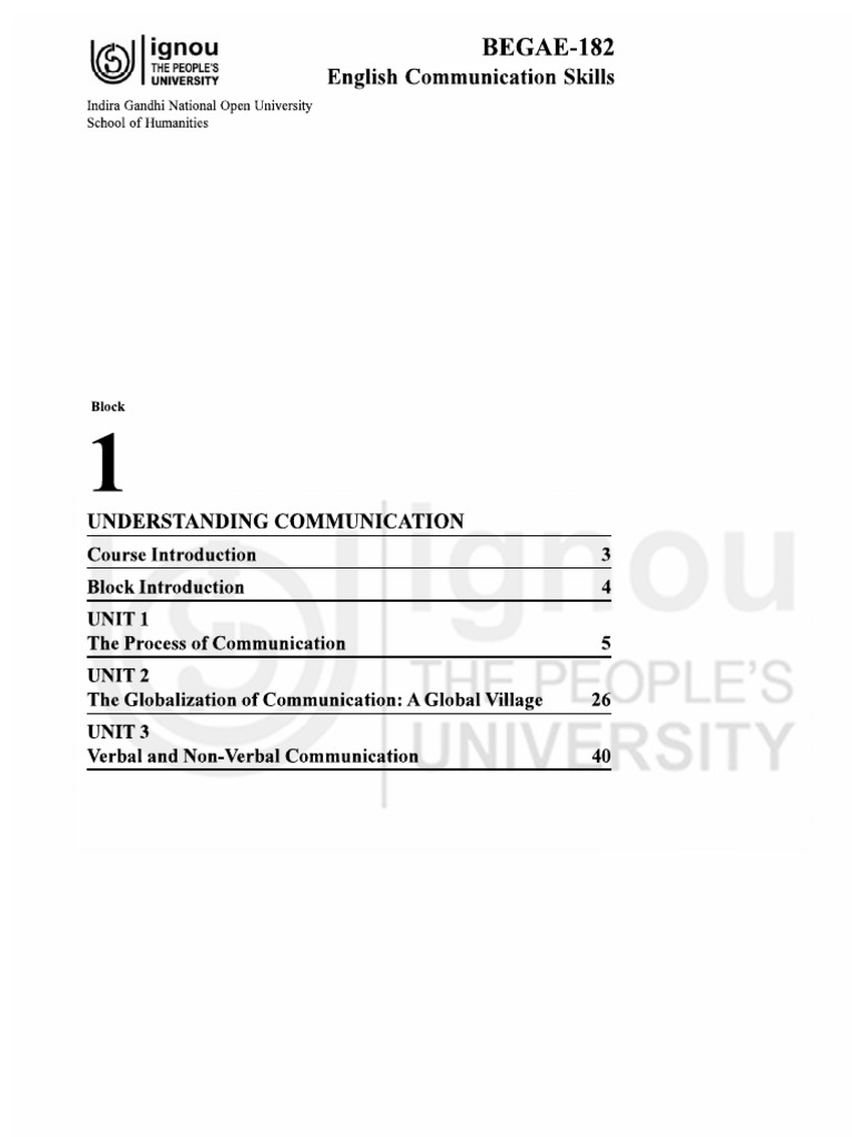 BEGAE 182 IGNOUAssignmentGuru | PDF