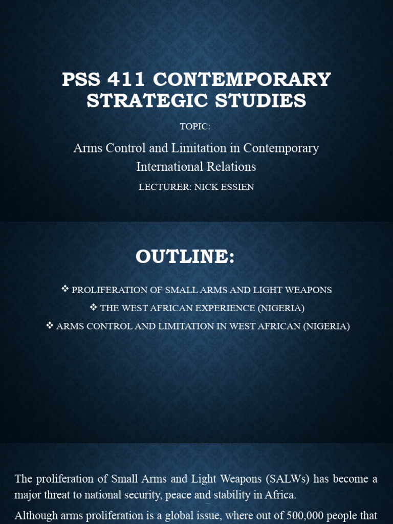 PSS 411 Small Arms and Light Weapon | PDF | Firearms | Anti Tank Warfare