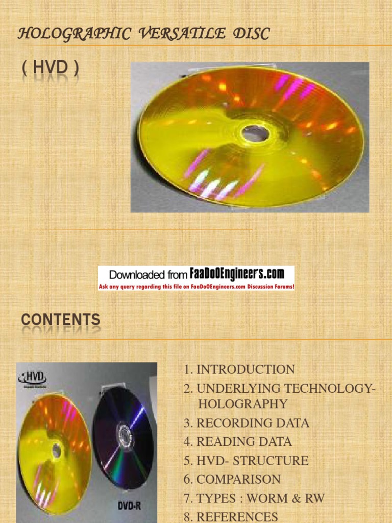 Z-Holographic Versatile Disc | PDF | Holography | Atomic
