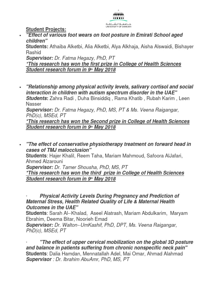 Student Projects | PDF | Diseases And Disorders | Medicine