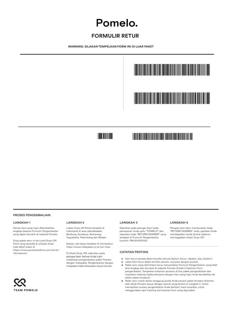Return Form 1 | PDF