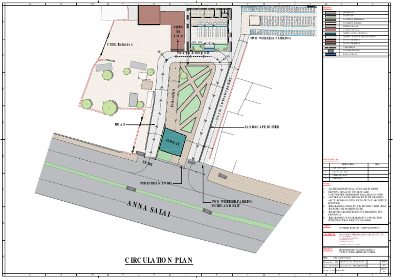 Guindy Railway Station Circulation Plan | PDF
