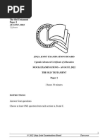 UACE HIST 6 Past Papers | PDF
