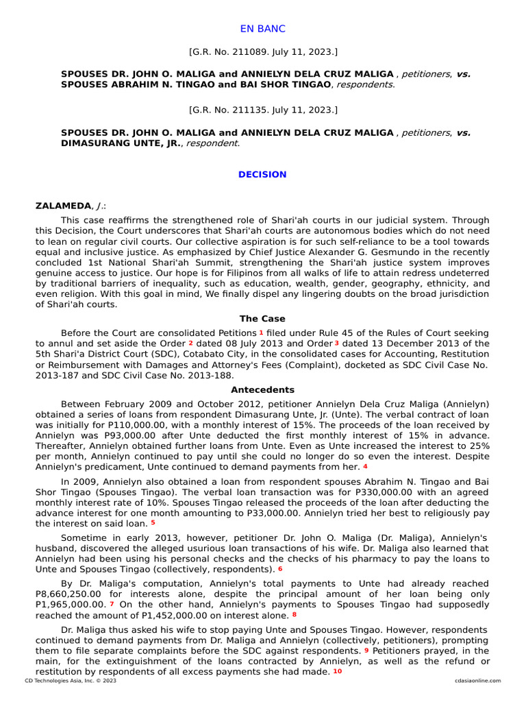 Shari'ah Court Jurisdiction Ruling 2023 | PDF | Sharia | Jurisdiction