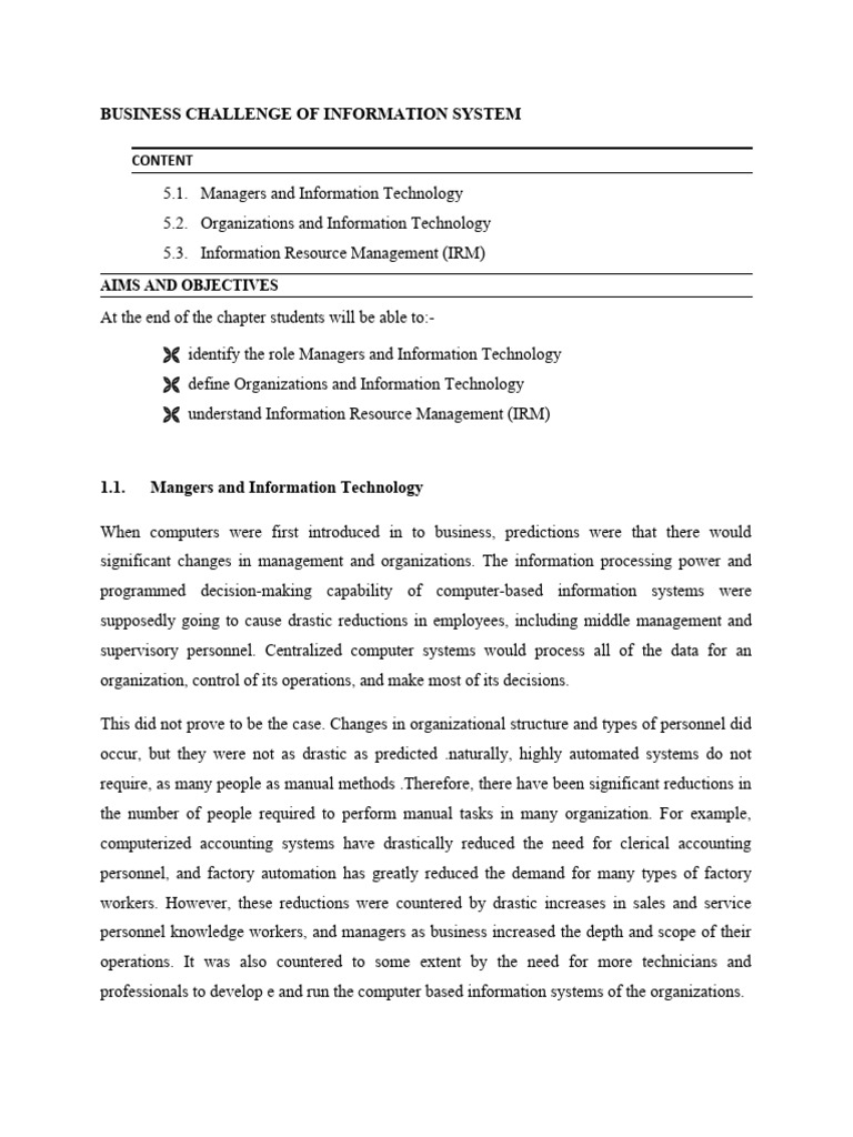 MIS Presentation | PDF | Information System | Information