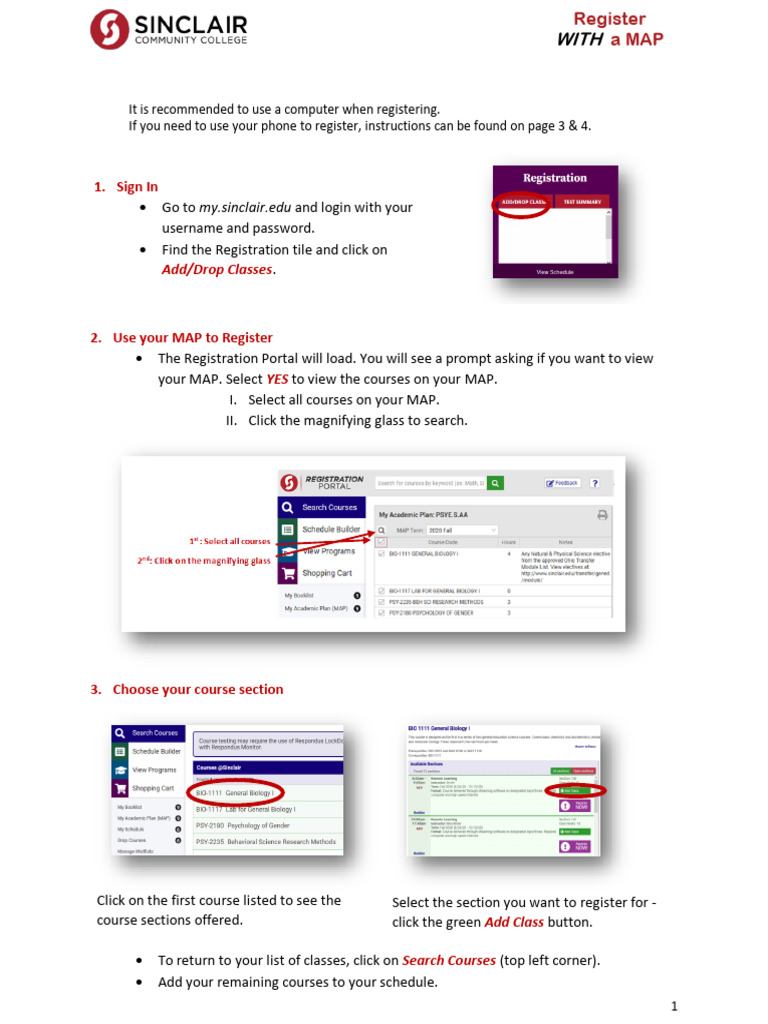 How To Register (With A MAP) 7 - 29 - 2020 | PDF | Login | Computing