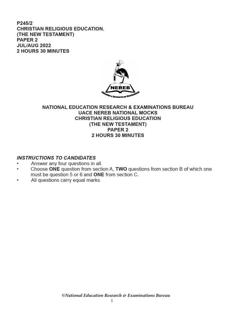 CRE 2 | Download Free PDF | Paul The Apostle | Jesus