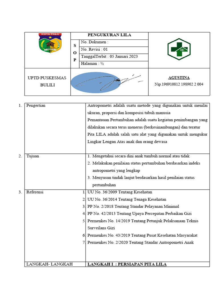 Pengukuran Lila untuk Status Gizi Dewasa | PDF