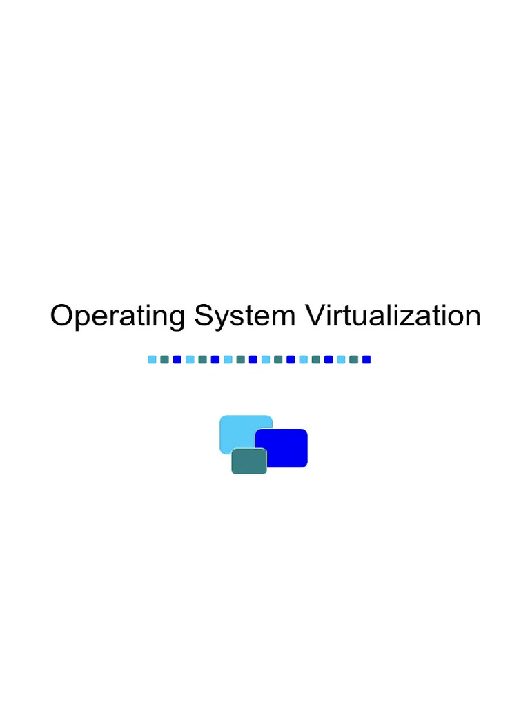 Os Virtualization | PDF