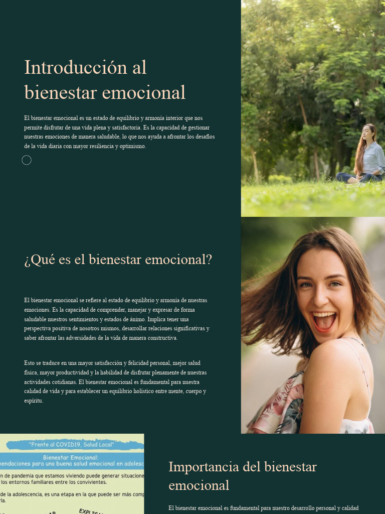 Introduccion Al Bienestar Emocional | PDF | Estrés (biología) | Ansiedad