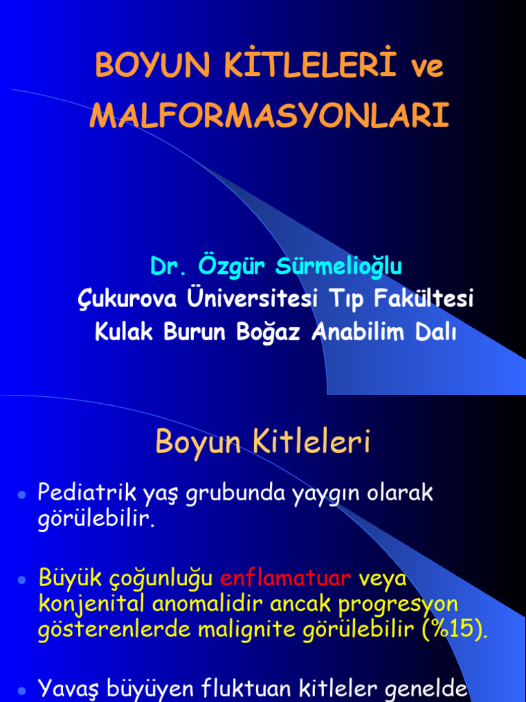 2 - Boyun Kitlelerine Yaklaşım | PDF