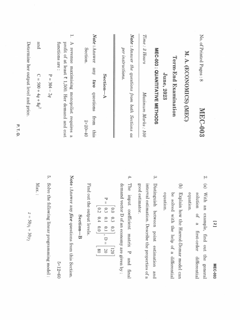 Mec 003 | PDF