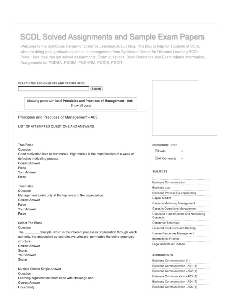 Principles and Practices of Management Part-5 | PDF