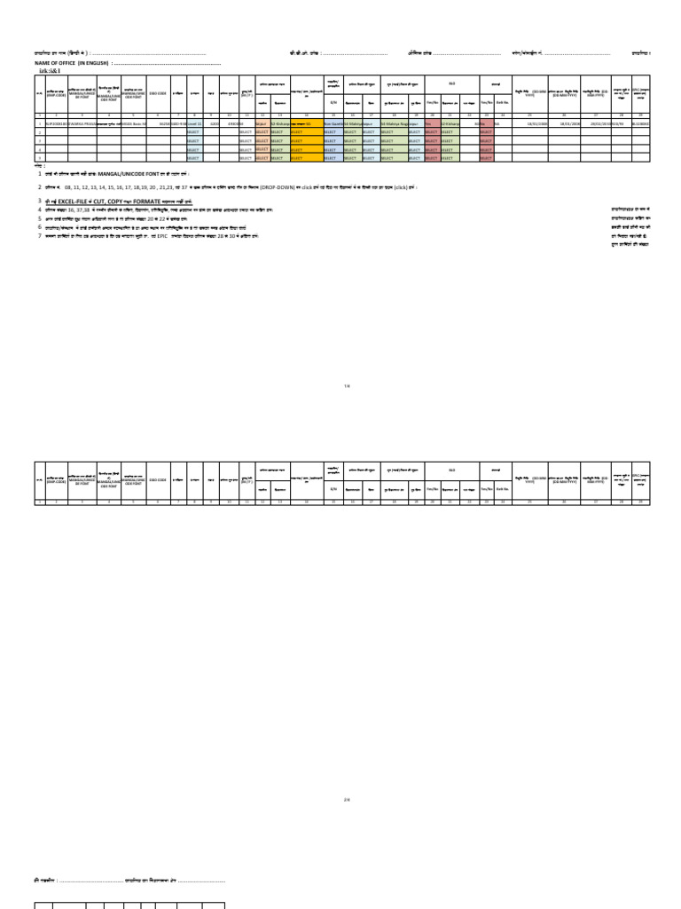 Lok Sabha Election-2024 Formate | PDF