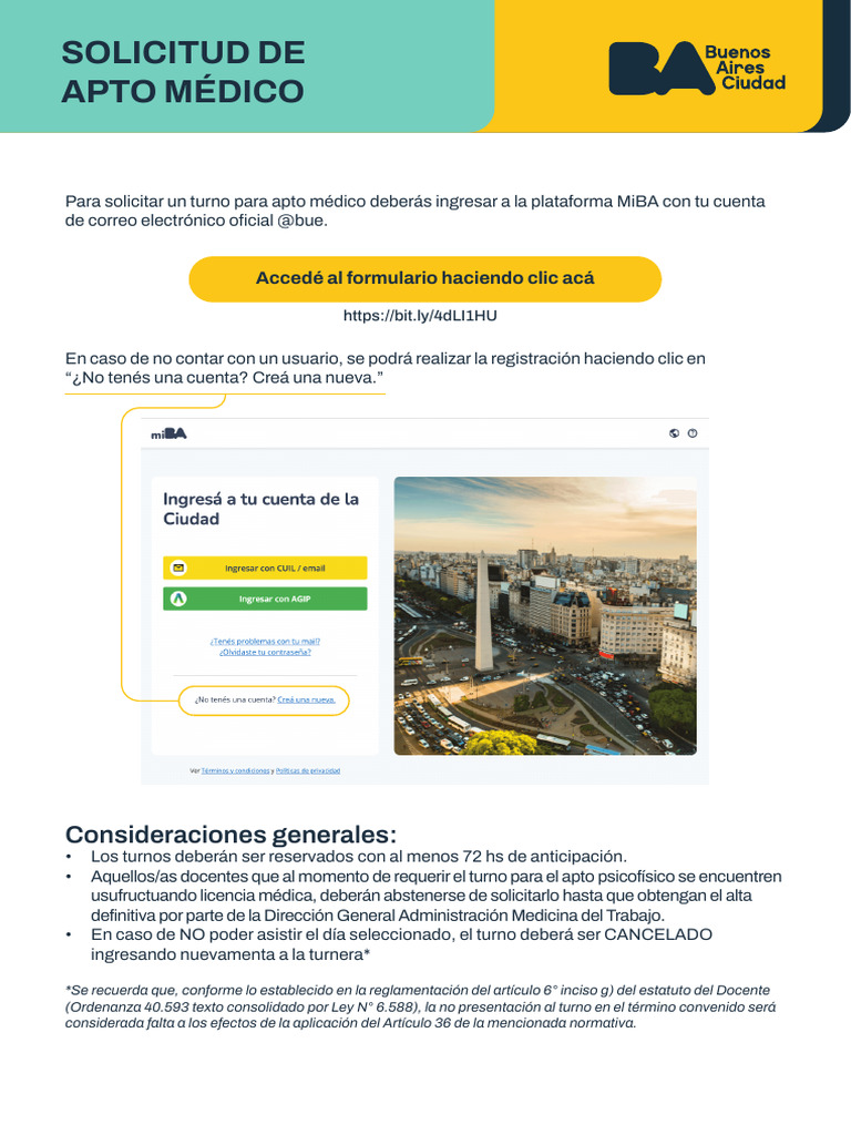 Requisitos para Apto Médico Docente | PDF