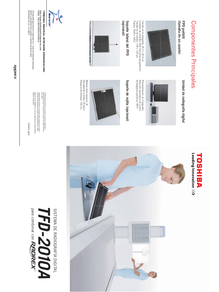 Catalogo Detector Digital Equipos Rayos X Fijo PDF | PDF | Rayo X