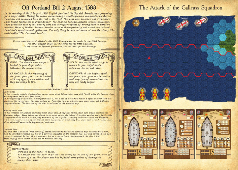 Armada Invincible Scenario 1 | PDF