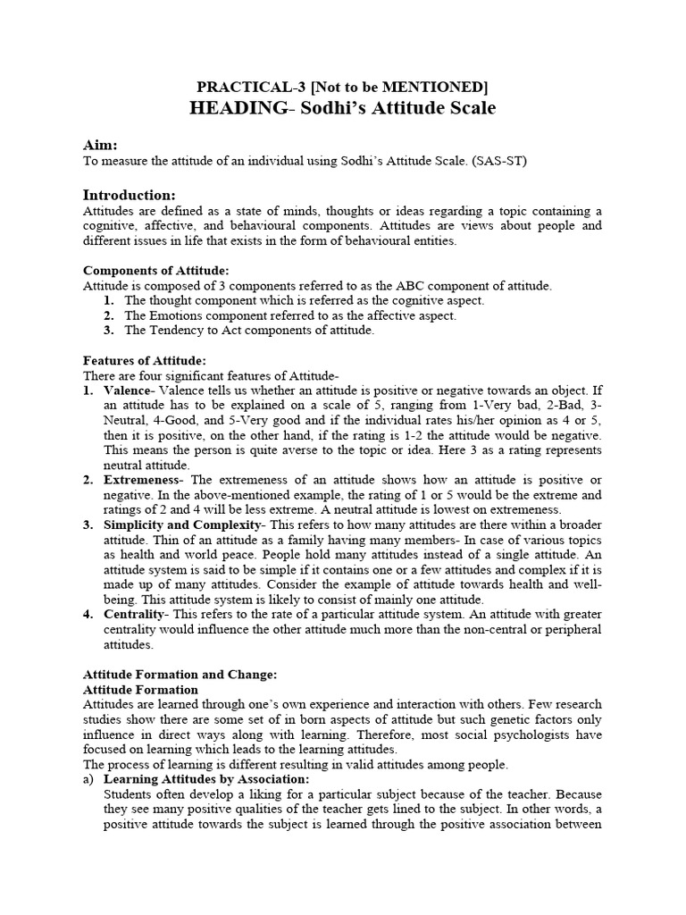 psychology 3 | Download Free PDF | Attitude (Psychology) | Learning