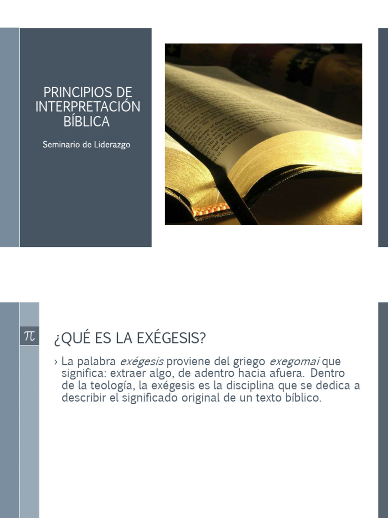 1-Encuentro. Principio de Interpretaci-N B-Blica. Parte 1 (1-36) PDF | PDF | Libro de revelación ...