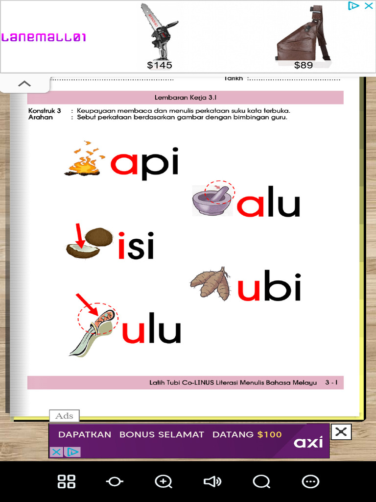 Modul Co-LINUS Literasi Menulis BM Konstruk 3 | PDF