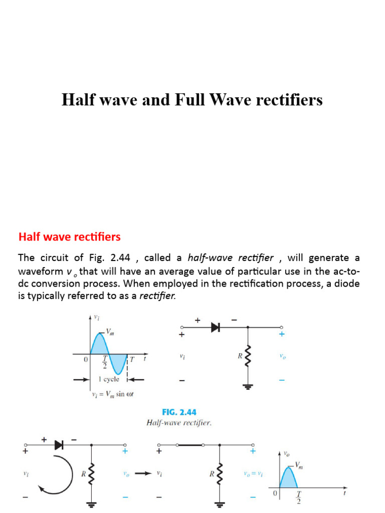 Rectifier and Filters | PDF