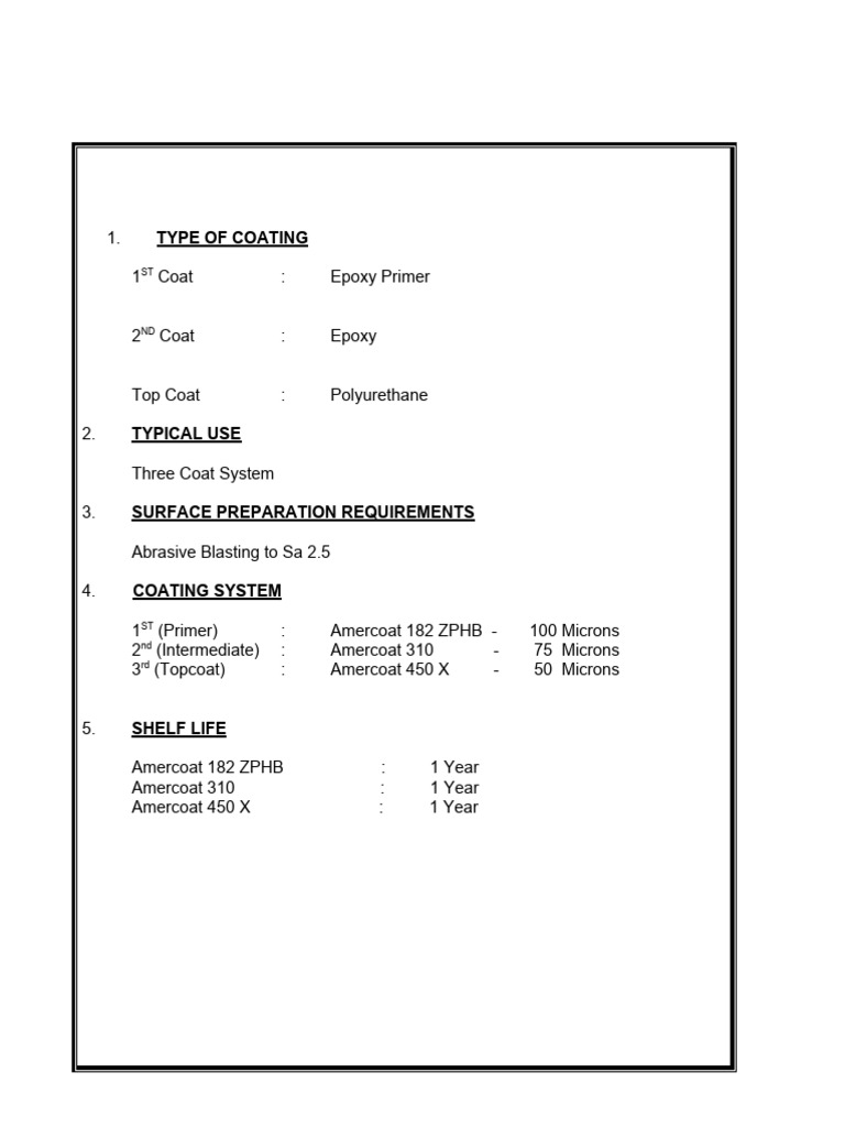 Method Statement EPS 1 Nesma IWTTP Jubail RC 2015 | PDF | Epoxy | Paint