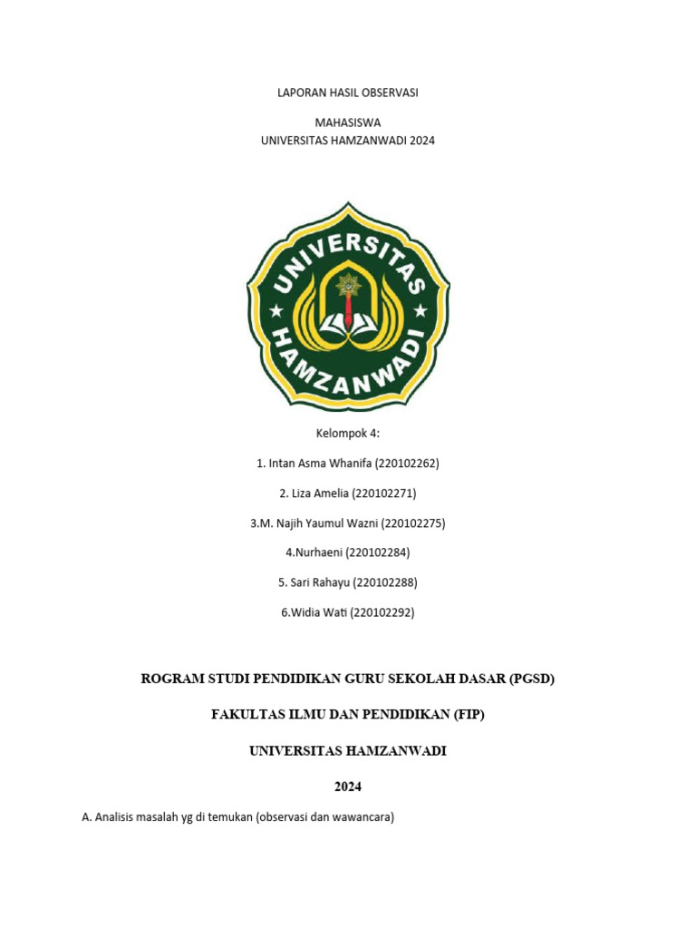 Laporan Lab KLP 4 | PDF